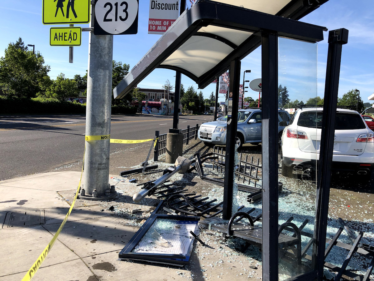 Bus Stop Crash 2020-1 – Montavilla News