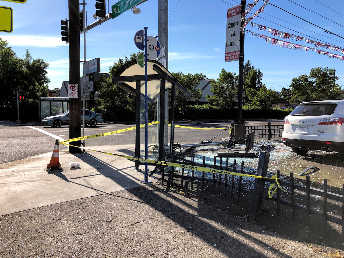Bus Stop Crash 2020-3 – Montavilla News