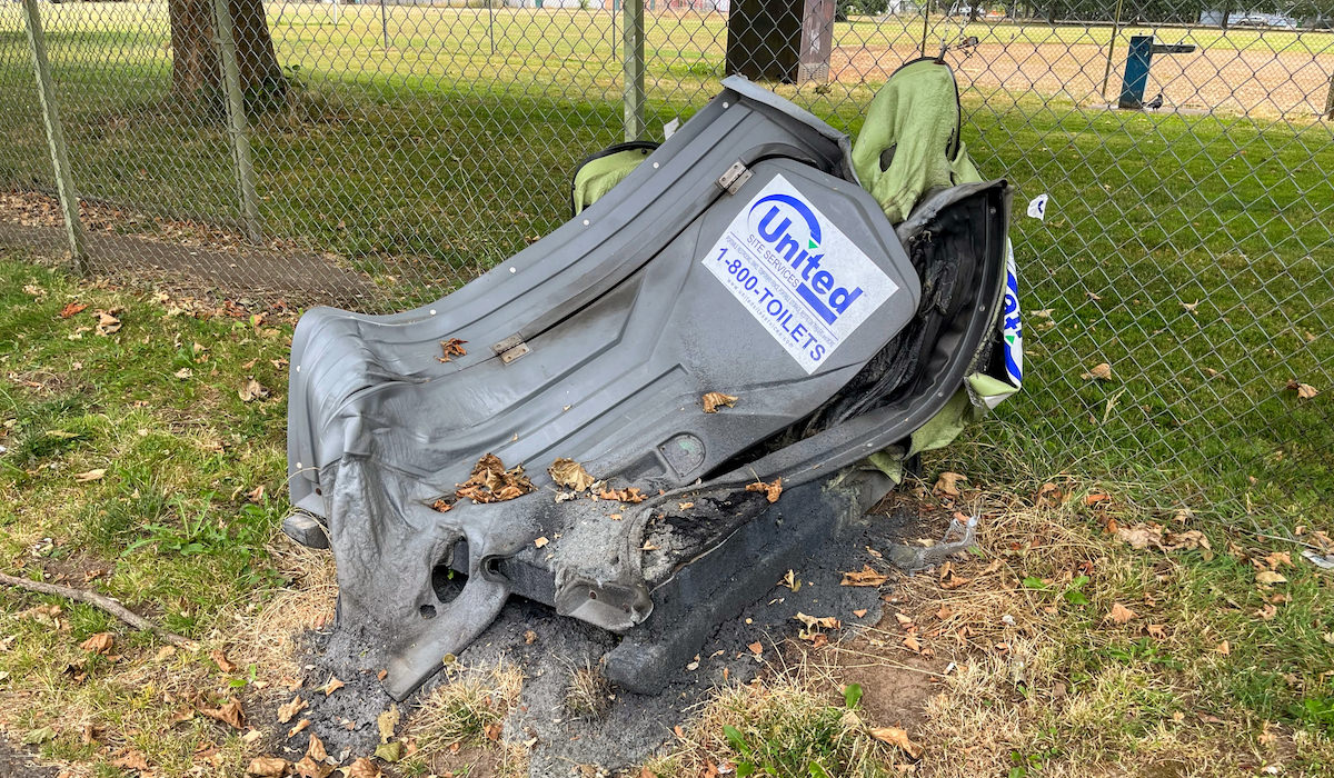 Toilet Fire Harrison Park – Montavilla News